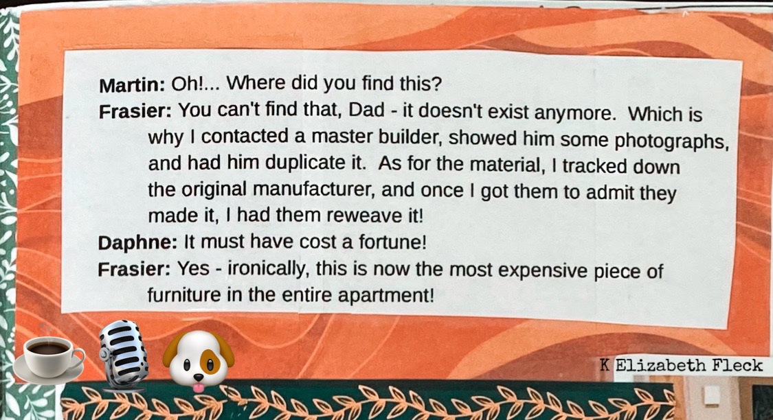 Martin’s Chair vs. Frasier’s Chair – K Elizabeth Fleck.com