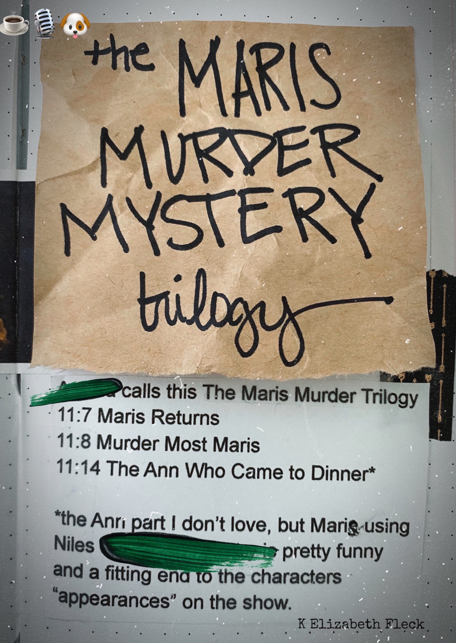Frasier: the Maris Murder Mystery trilogy – K Elizabeth Fleck.com