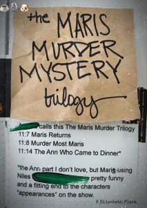 Frasier: the Maris Murder Mystery trilogy – K Elizabeth Fleck.com