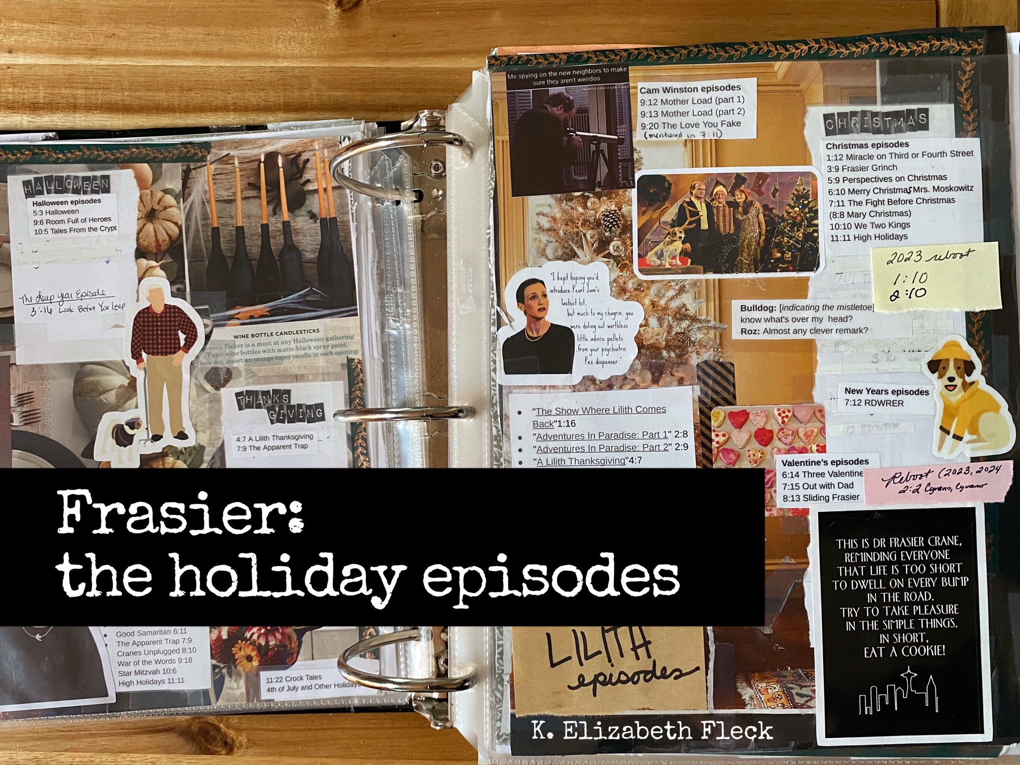 Frasier: the Holiday episodes – K Elizabeth Fleck.com